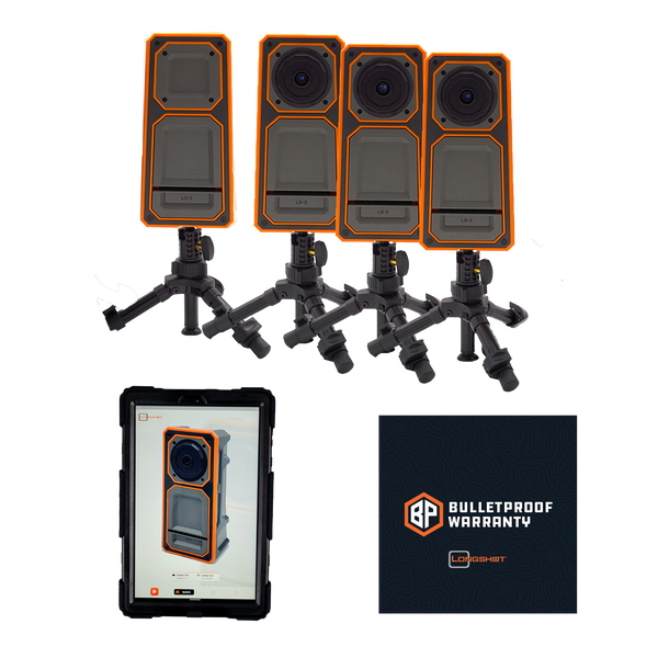 Longshot LR-3 3 Camera Kit | Longshot Tablet | 3 Free Bulletproof Warr ...